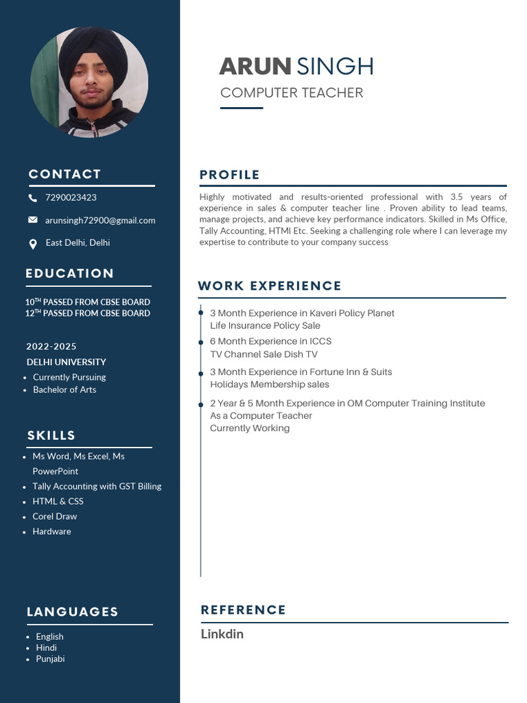 Arun Singh CV | PDF