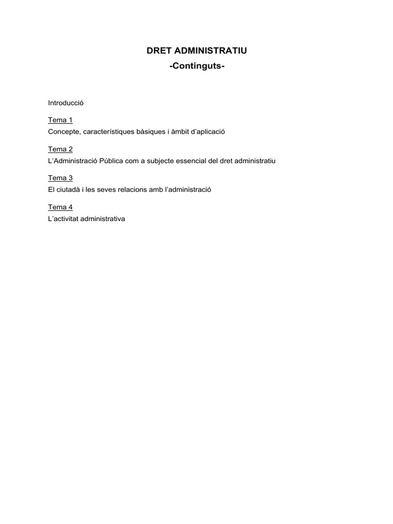 Dret Administratiu | PDF