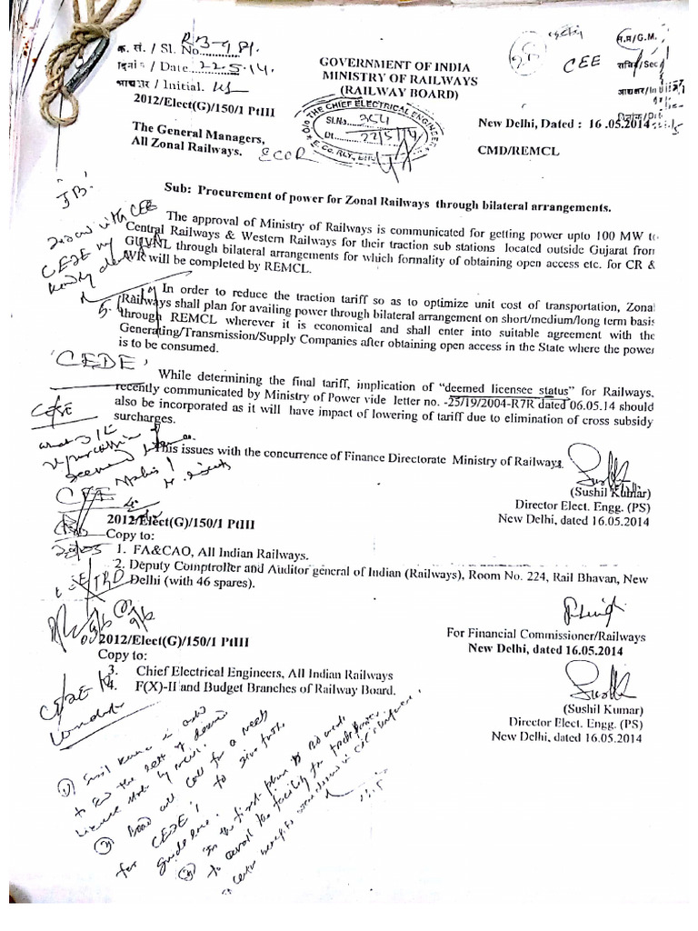 Ministry of Power Letter For Deemed Distribution Licensee | PDF