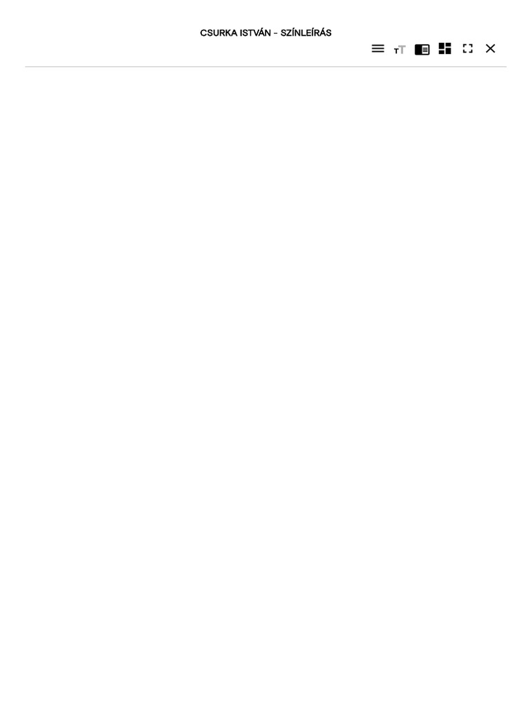 Csurka István Bűvészek | PDF