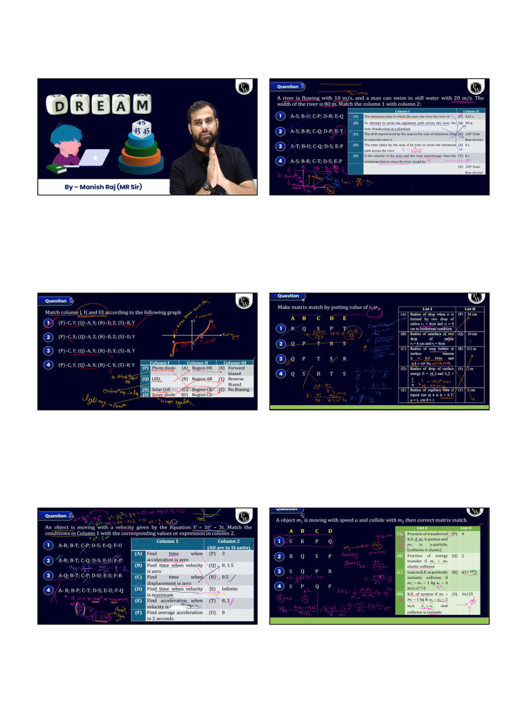 LEC PPT-Dream 45-B - Physics - MR Sir 18th April | PDF