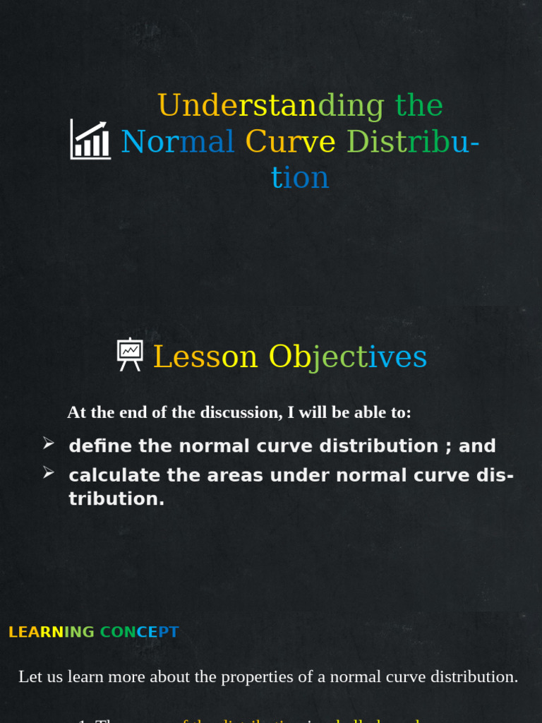 Understanding The Normal Curve Distribution | PDF
