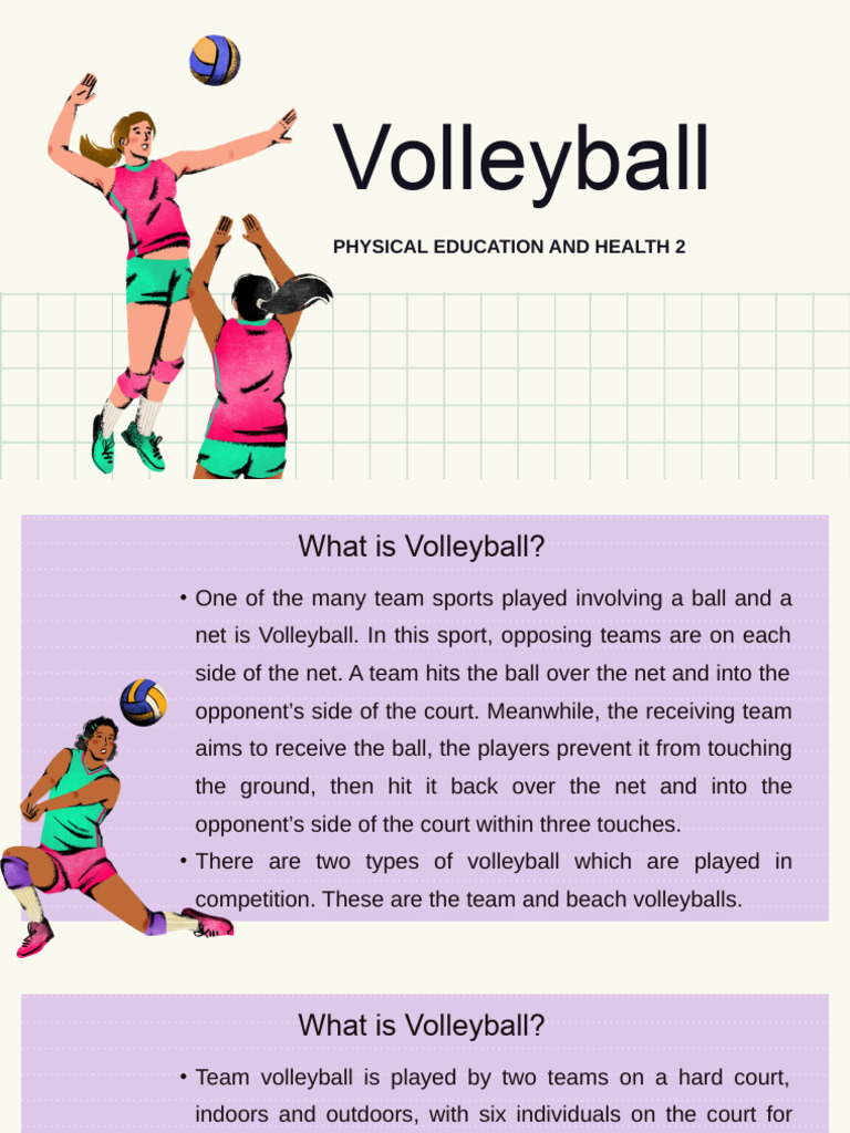 Lesson 4-6 Volleyball | PDF | Volleyball | Ball Games
