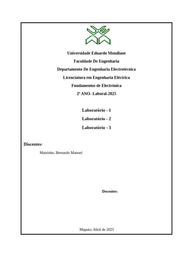 Laboratório1,2,3 | PDF