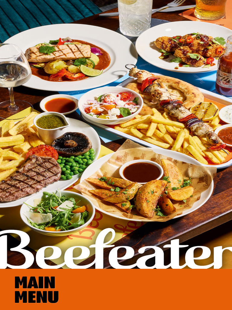 Beefeater Main Menu Band3 | PDF | Hamburgers | Sauce