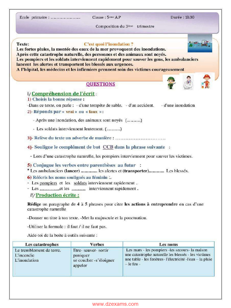 dzexams-5ap-francais-422506 | PDF