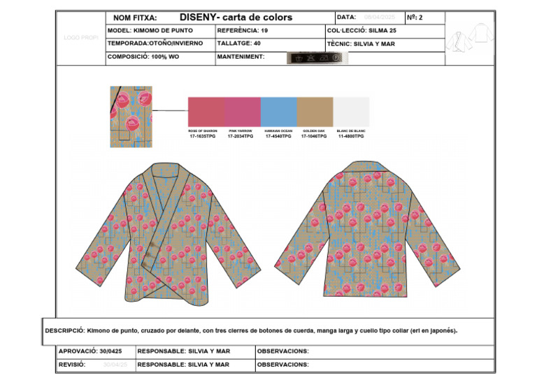 Carta Colores Ficha | PDF