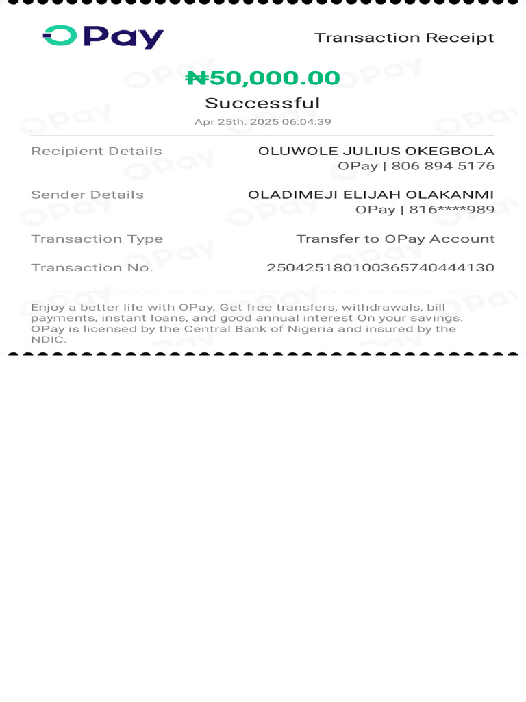 Transaction Receipt-250425180100365740444130 | PDF