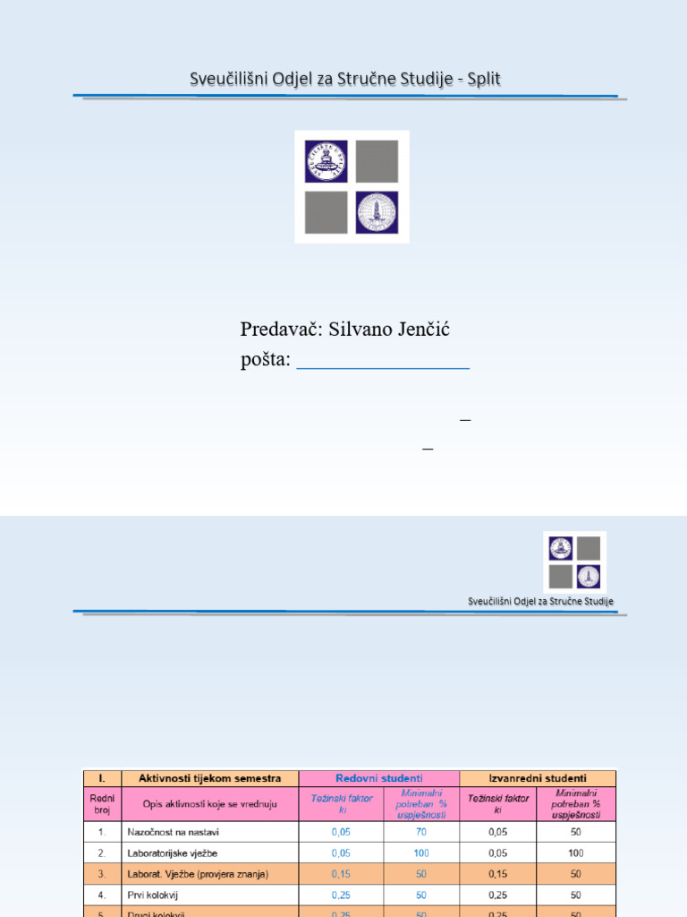 Prezentacija - Osnove Telekomunikacija 2019 | PDF