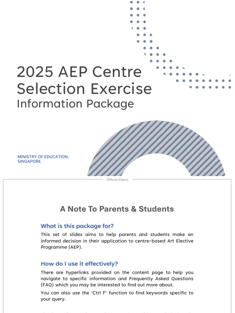 AEP Centre Selection Guide for Parents | PDF | Learning