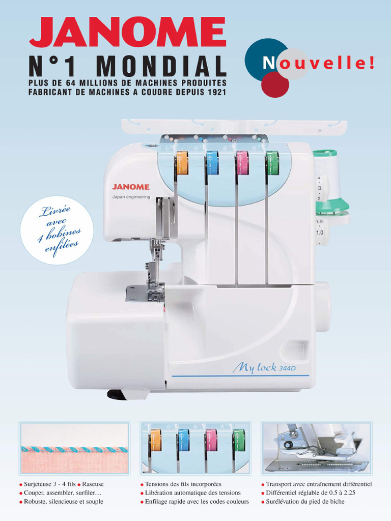 Janome My Lock 344d | PDF