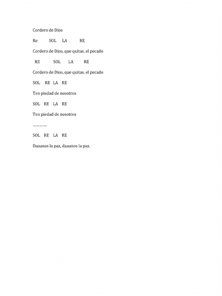 9. Cordero de Dios Católico | PDF