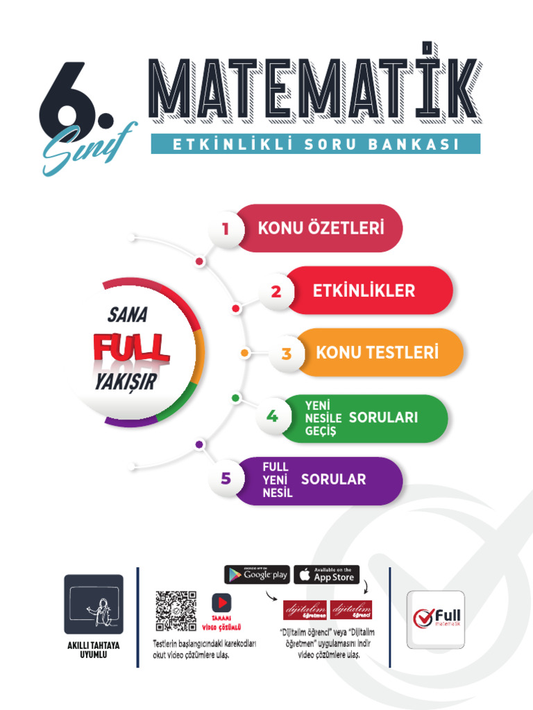 Full Matemati̇k 6.sinif Etki̇nli̇kli̇ Soru Bankasi 2024 - Ornek | PDF