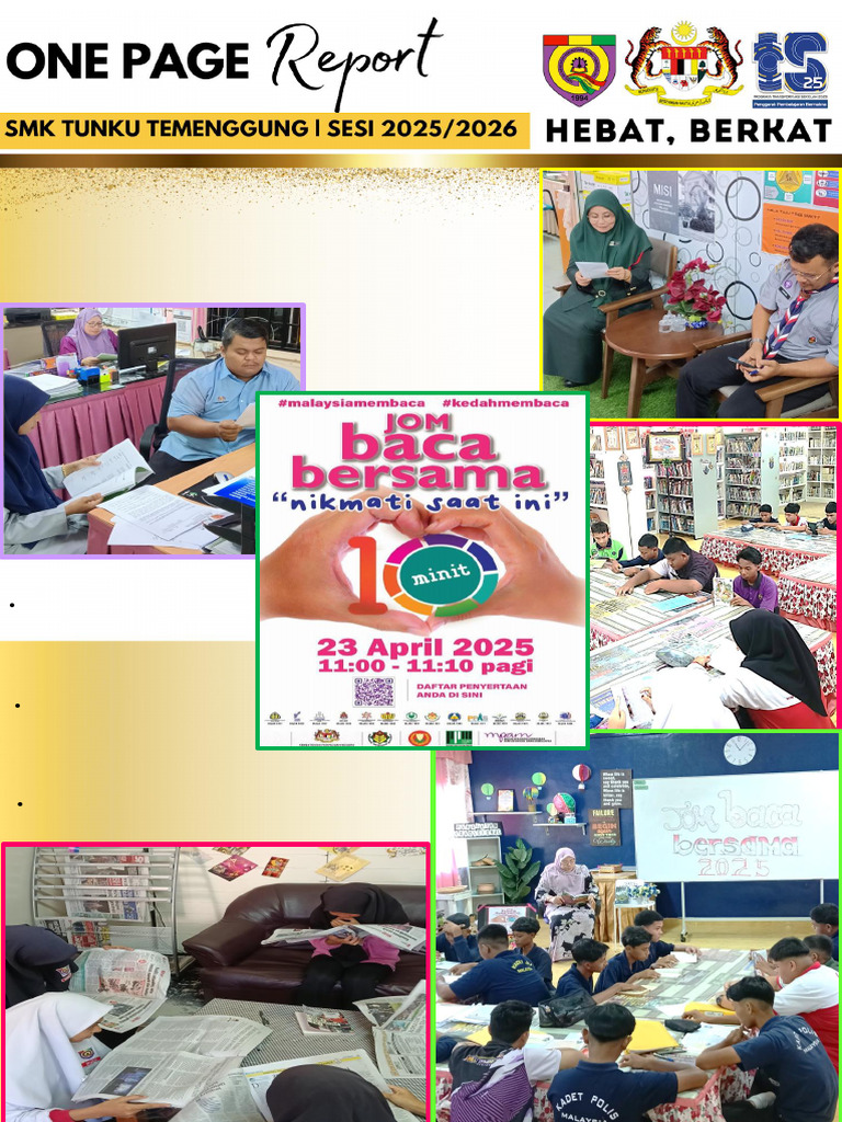 OPR PROGRAM PSS - 2025 - Jom Baca Bersama 10 Minit | PDF