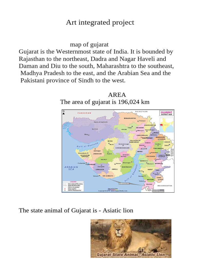 Art Integrated Project of IT | PDF | Gujarat