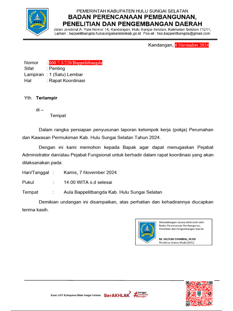 202411060818497 November - Rapat Koordinasi Penyusunan POKJA PKP | PDF