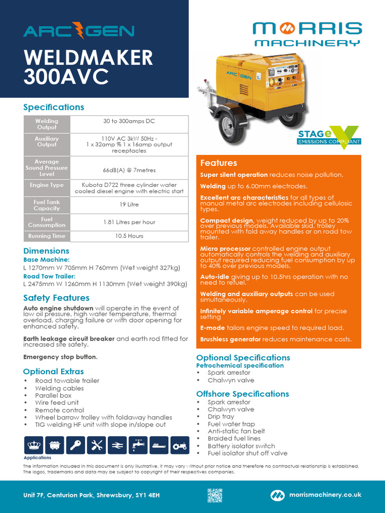 ArcGen Weldmaker 300AVC 1 | PDF | Welding | Construction