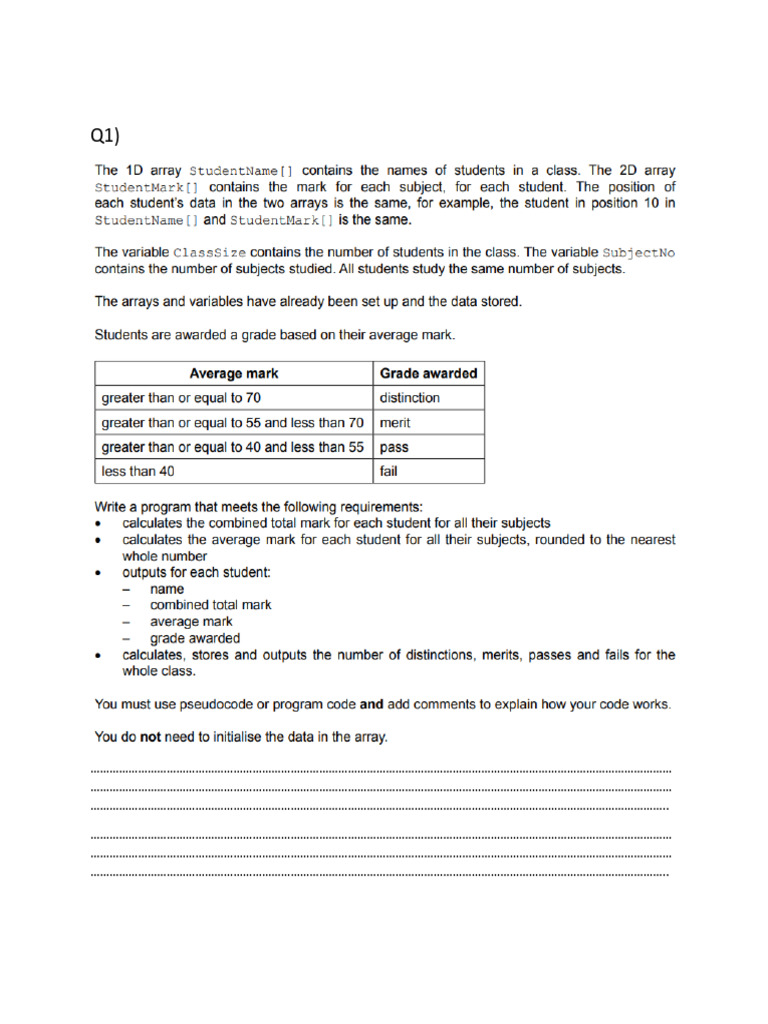 Unseen Type 1 Sheet | PDF