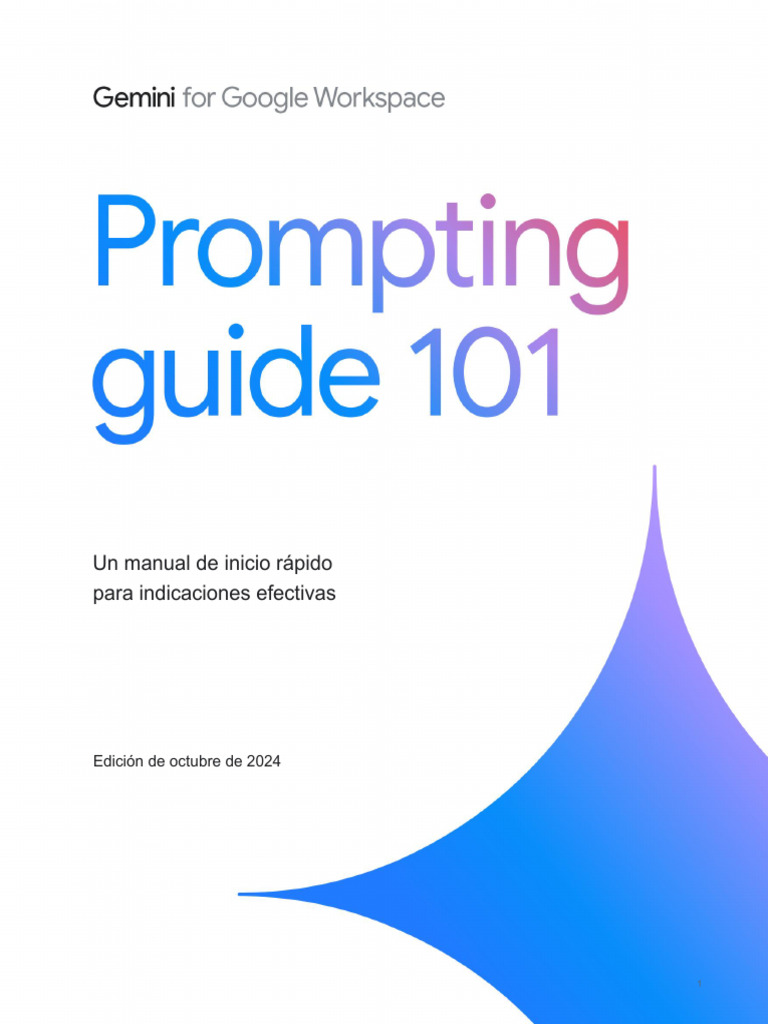 Guía de Prompts para Gemini en Español | PDF | Inteligencia artificial ...