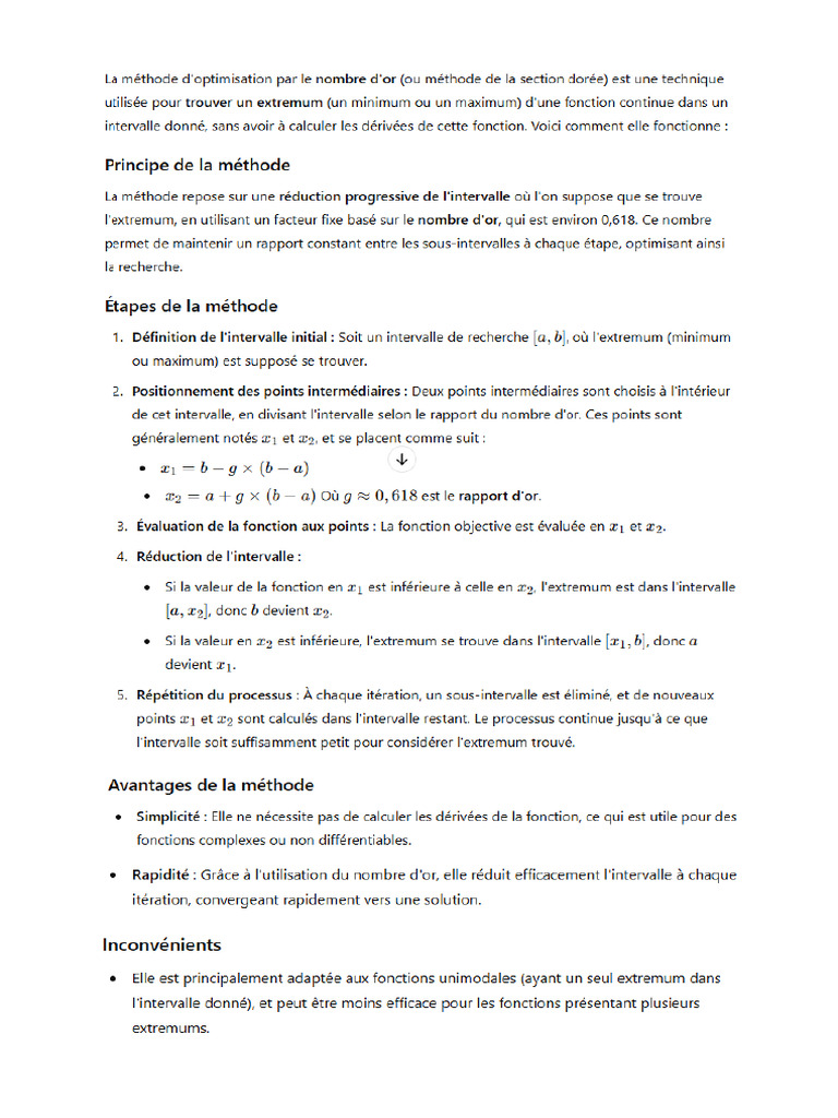 Méthode D'optimisation | PDF