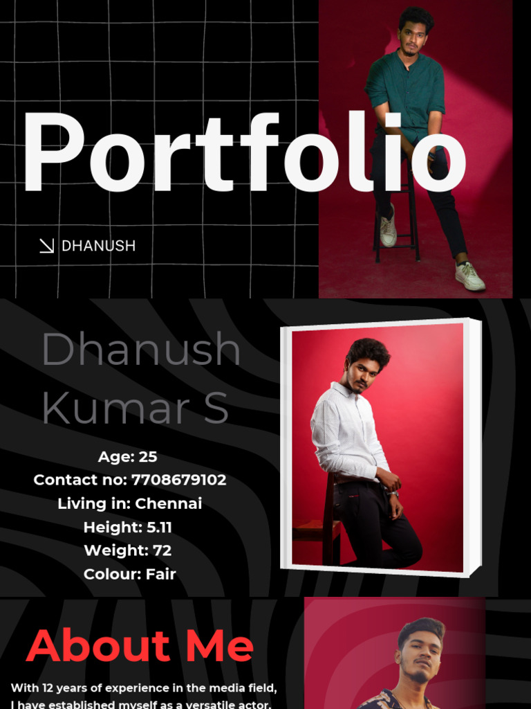 Dhanush Portfolio Final | PDF