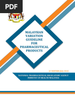 ASEAN Variation Guideline For Pharmaceutical Products - Final Adopted ...