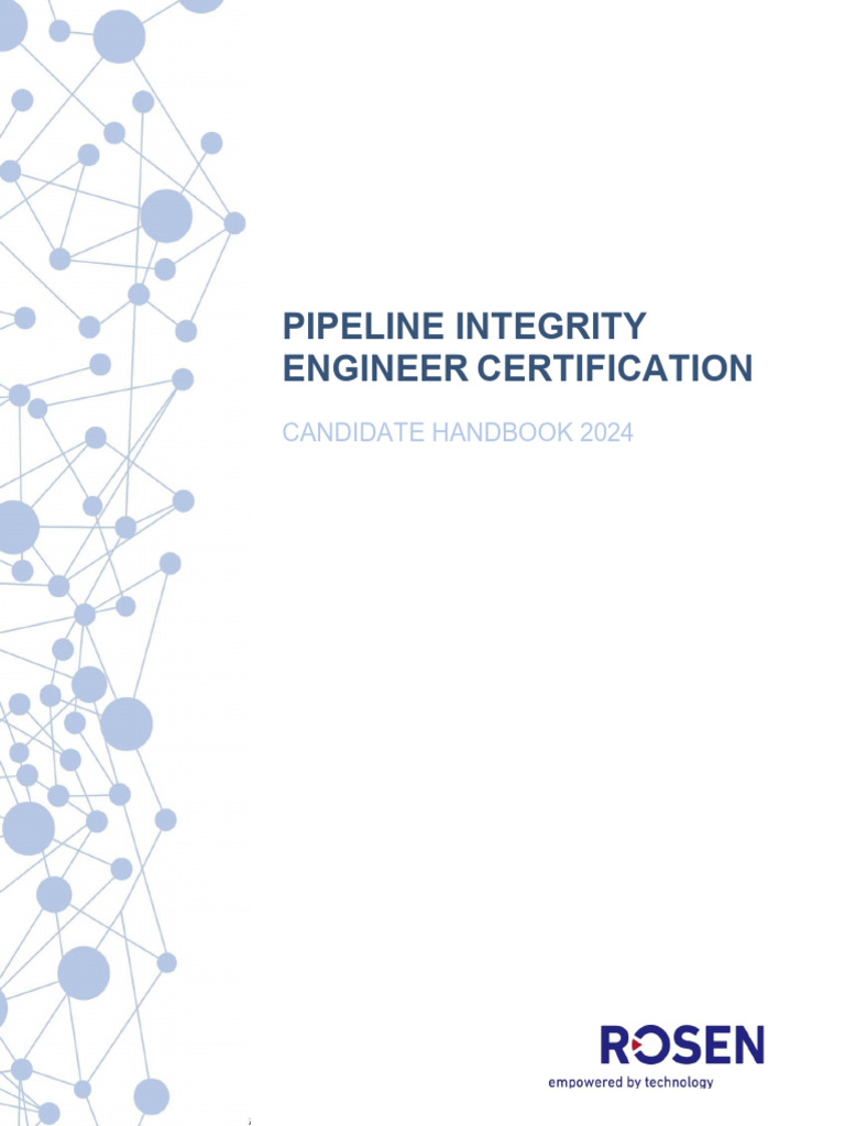 Pipeline Integrity Engineer Certifications Candidate Handbook 2024 | PDF | Fracture | Fracture ...
