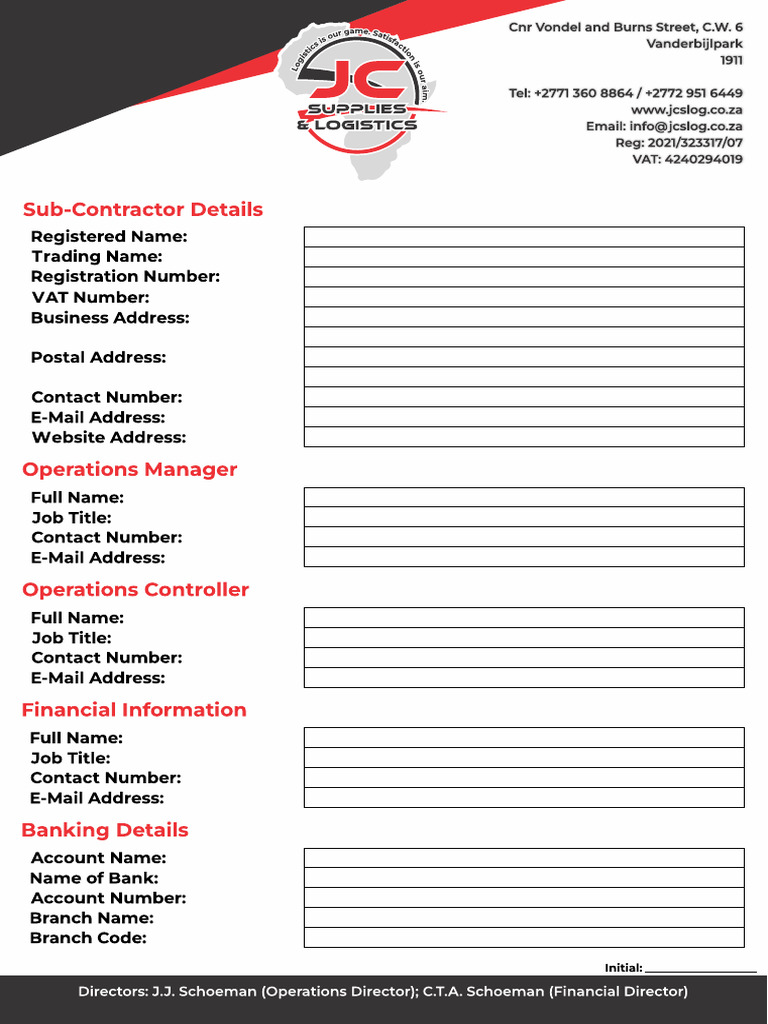 Sub-Contractor Agreement (Editable) .CDR (1) (Original) | PDF