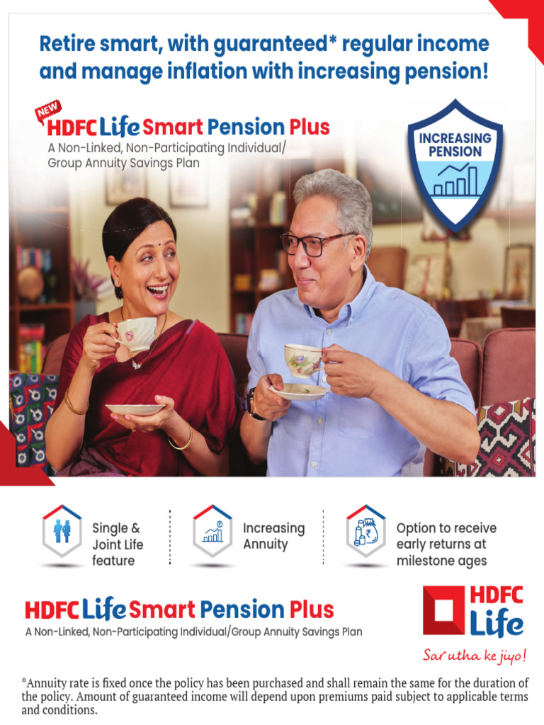 HDFC Life Smart Pension Plus | PDF | Life Annuity | Insurance
