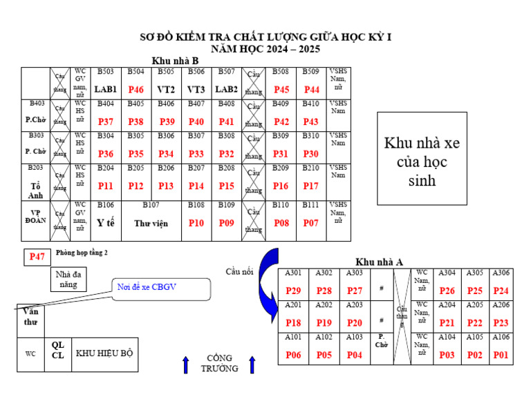 So Do Phong Kiem Tra Giua HK 1 - 11 Den 14-11-2024 | PDF