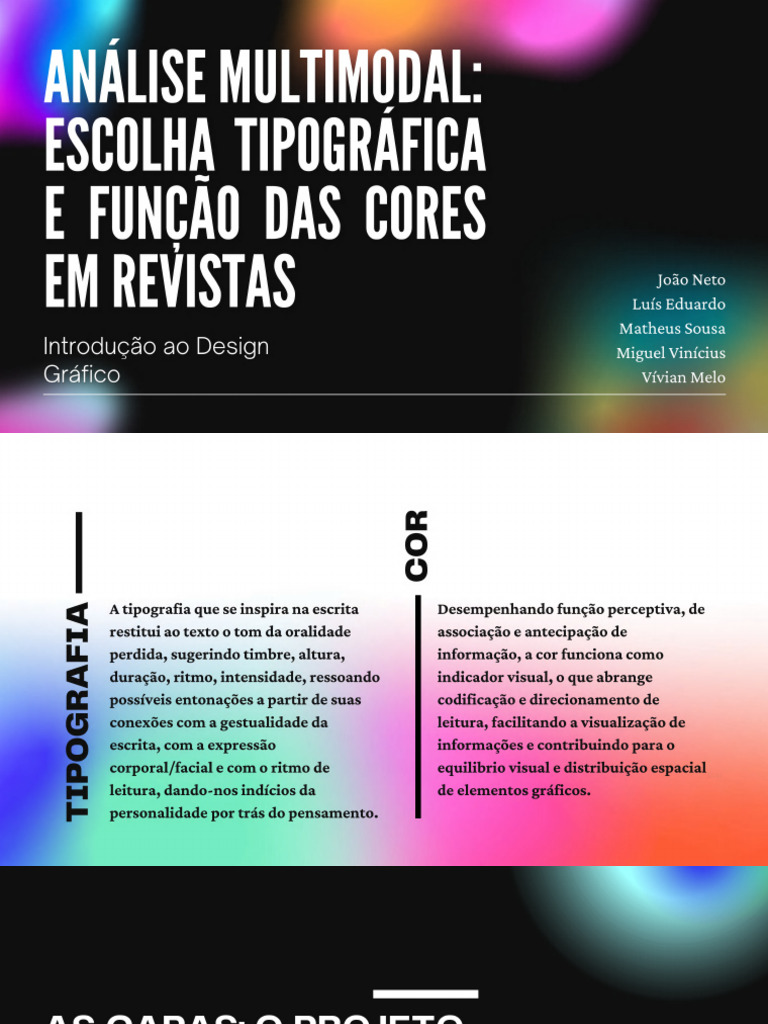 Slide - AnáliseGrupo3 - Introd - Design - Gráfico | PDF