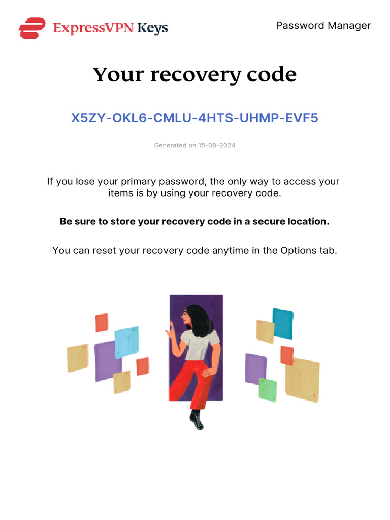ExpressVPN Keys Recovery Code - 15-08-2024 | PDF