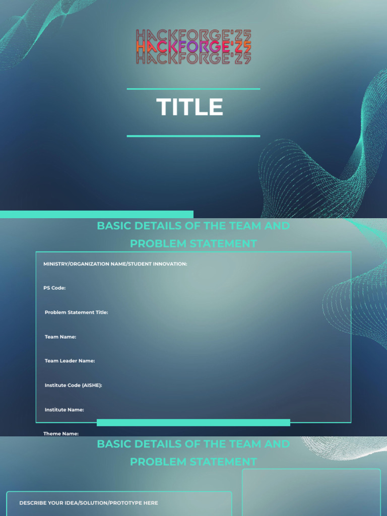 Hackforge PPT Template | PDF
