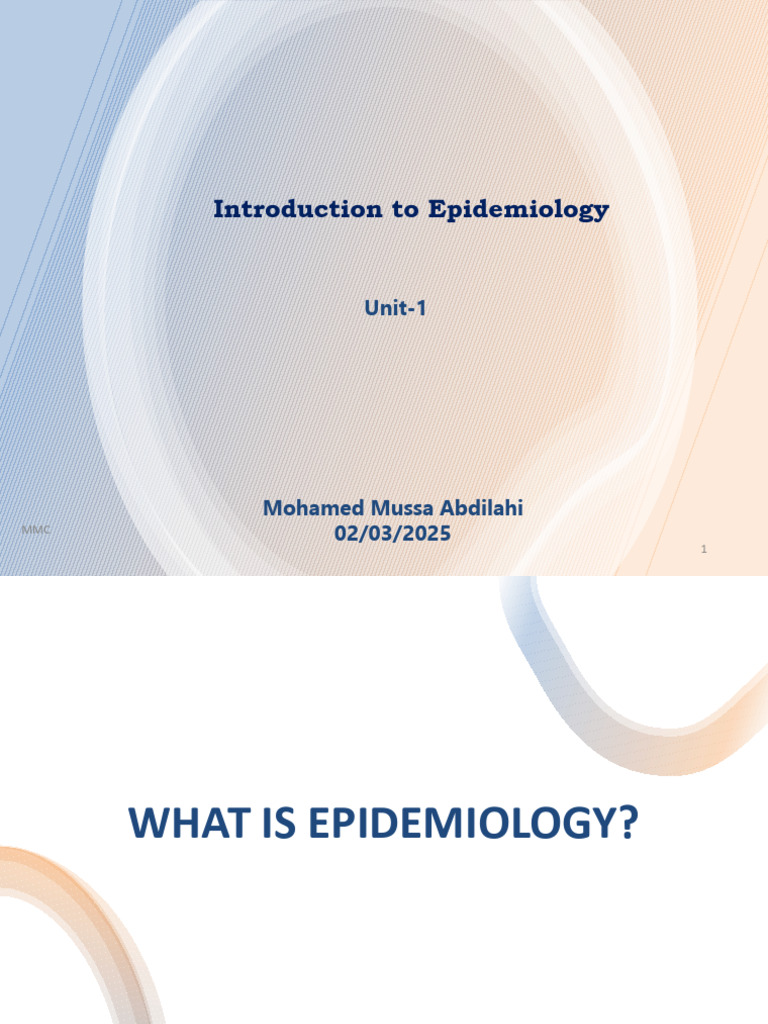 Introduction to Epidemiology Basics | PDF | Epidemiology | Preventive ...