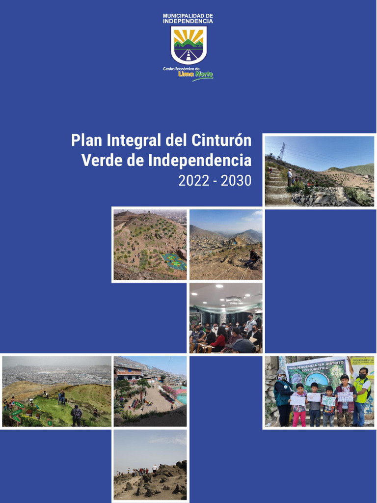 Plan Cinturón Verde Independencia 2022-2030 | PDF | Sustentabilidad | Lima