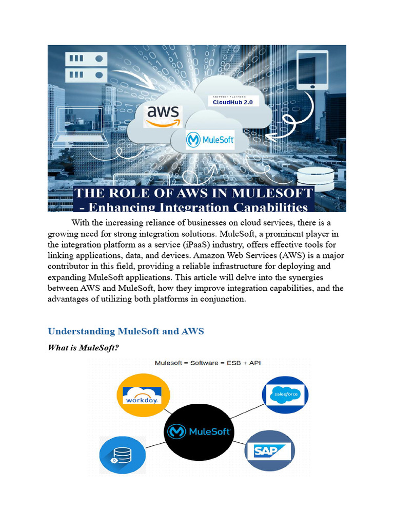 The Role of AWS in MuleSoft_Enhancing Integration Capabilities | PDF | Amazon Web Services ...