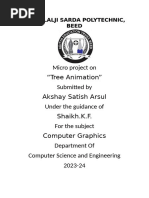 CGR Micro Project | PDF | Graphics | Computer Graphics