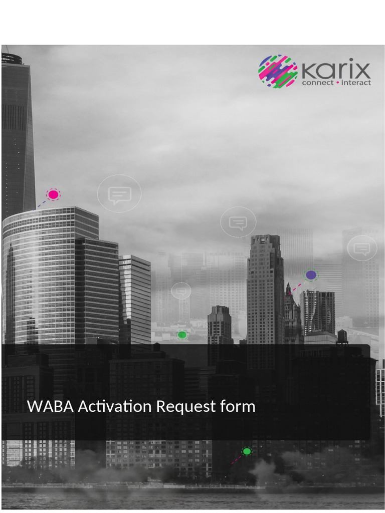 WABA Activation Request Form Guide | PDF