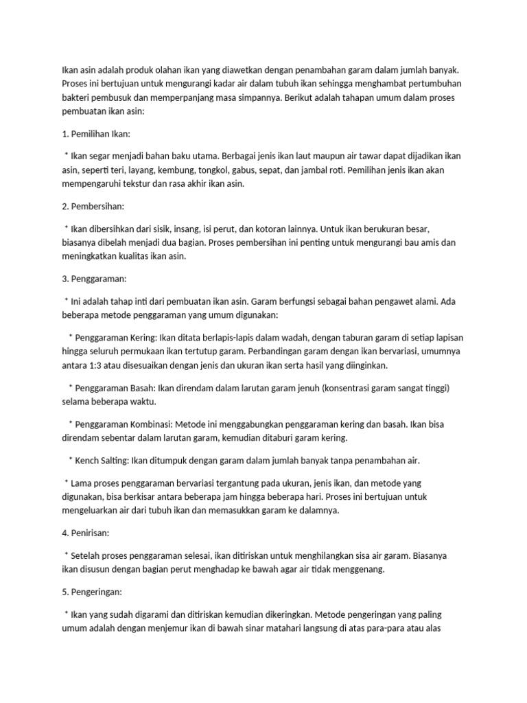 Ikan Asin adala-WPS Office | PDF