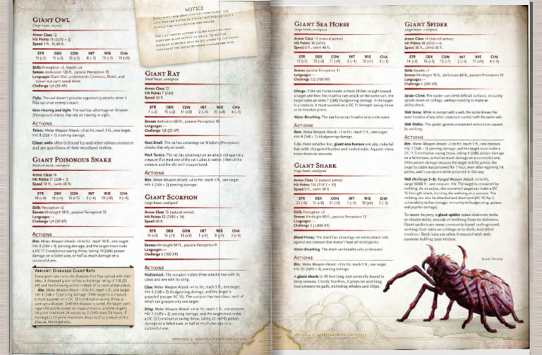 D&D 5e Monster Manual 16 | PDF
