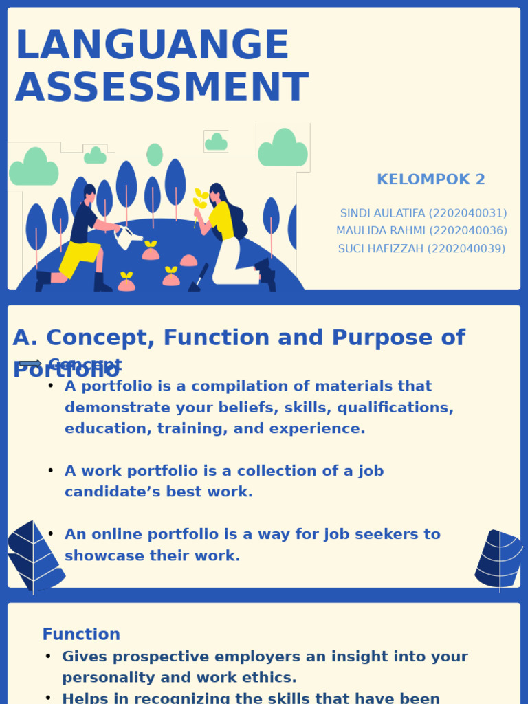 GROUP 2 Language Assessment | PDF | Rubric (Academic) | Behavior ...