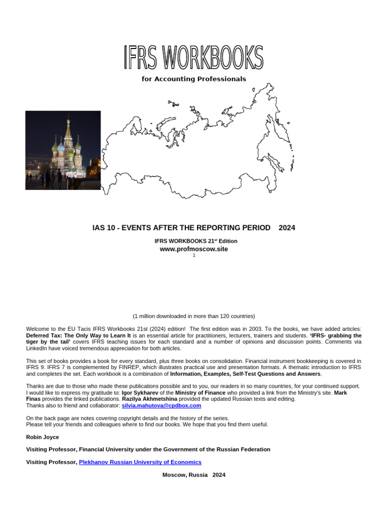 2024 IAS 10 - EVENTS AFTER THE REPORTING PERIOD - Final | PDF | Going ...