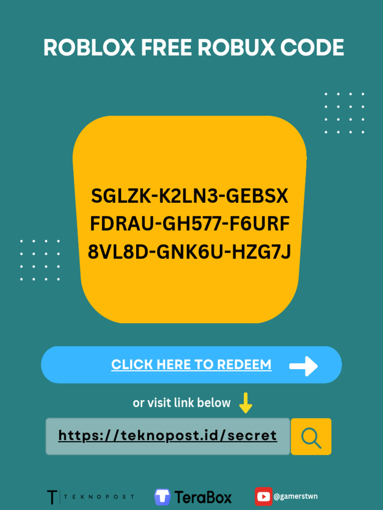 Roblox Free Robux Code 2025 | PDF