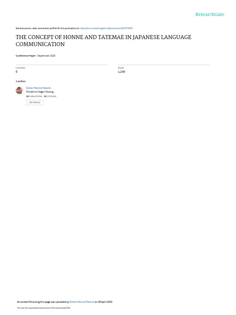 I Vicol L 2020 Proceeding Esther | PDF | Qualitative Research | Data