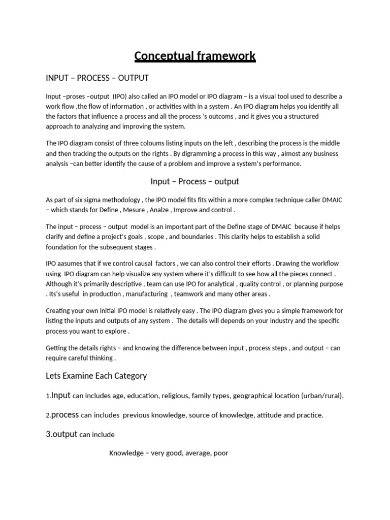 Conceptual Framework Reseach 2 Pdf System Workflow