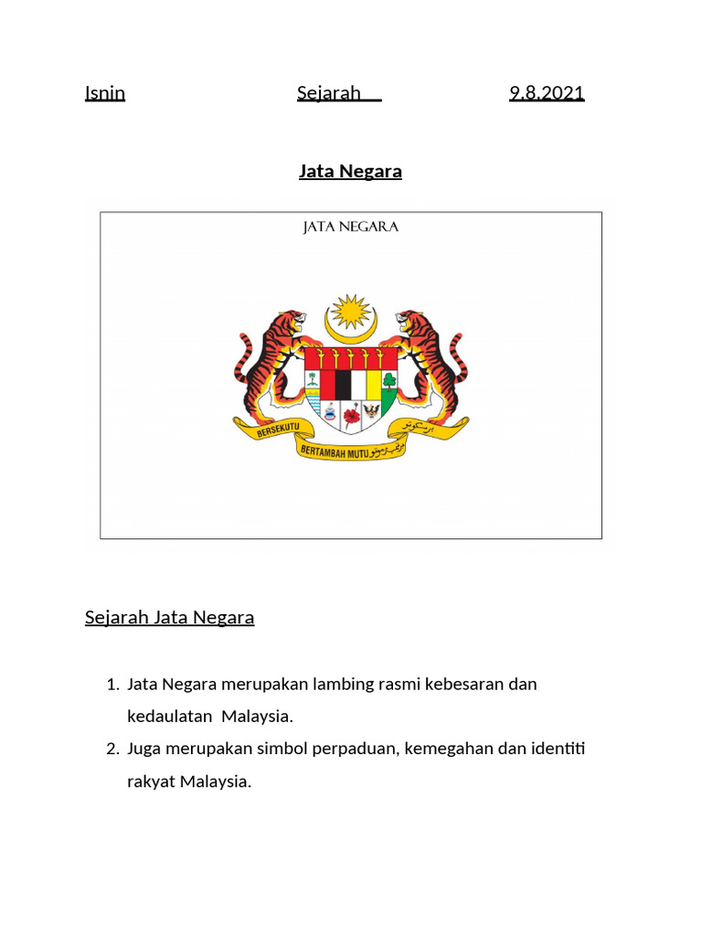 Jata Negara | PDF