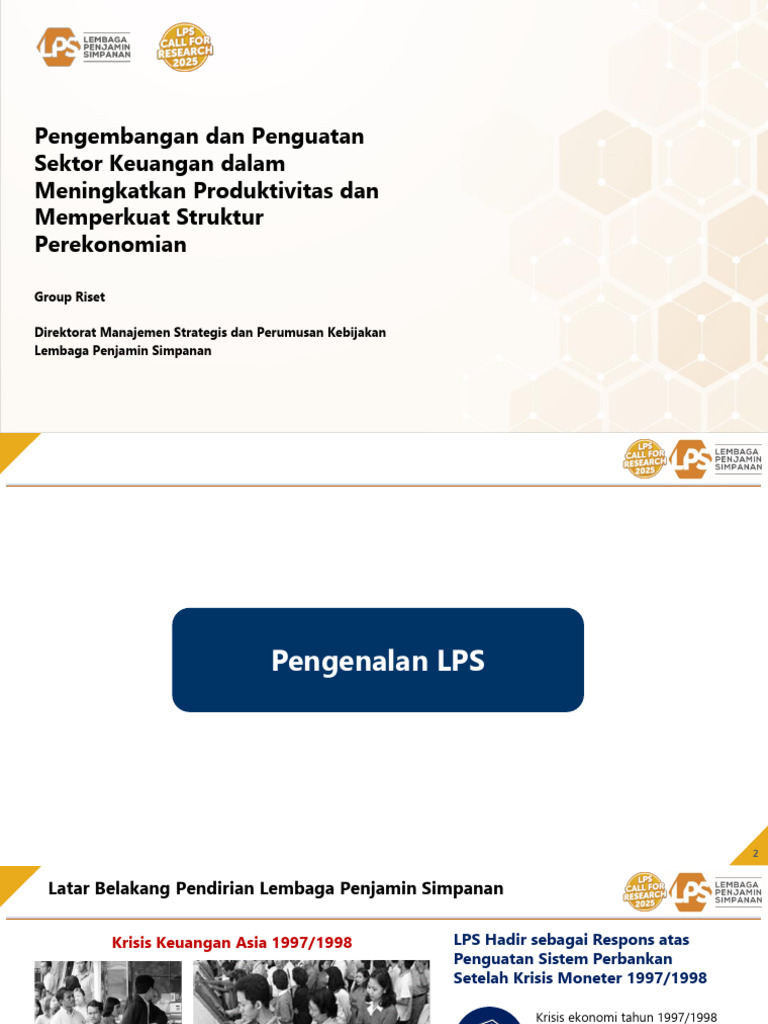 LPS Call for Research 2025: Tema dan Syarat | PDF