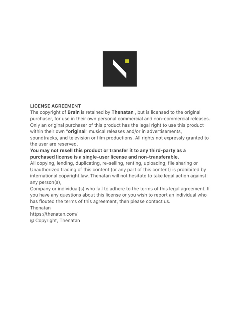 License Agreement | PDF