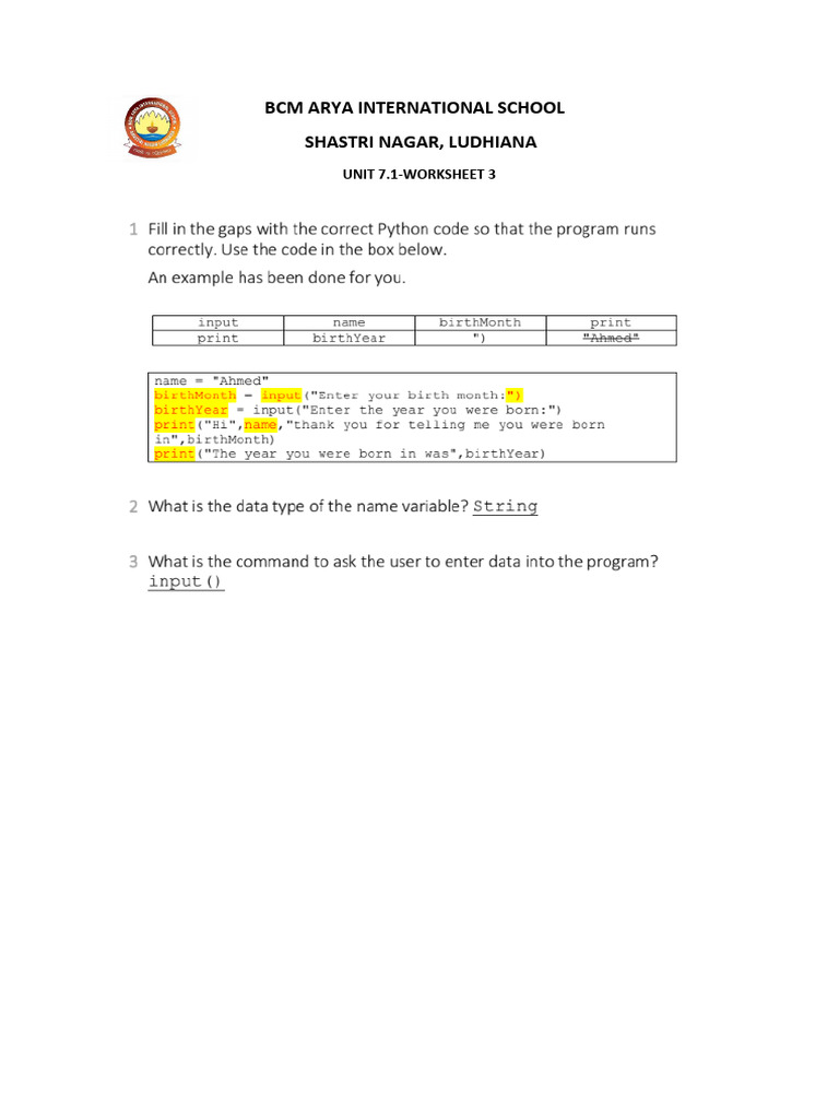 1183-c-7657-7.1 - WORKSHEET3-answers | PDF