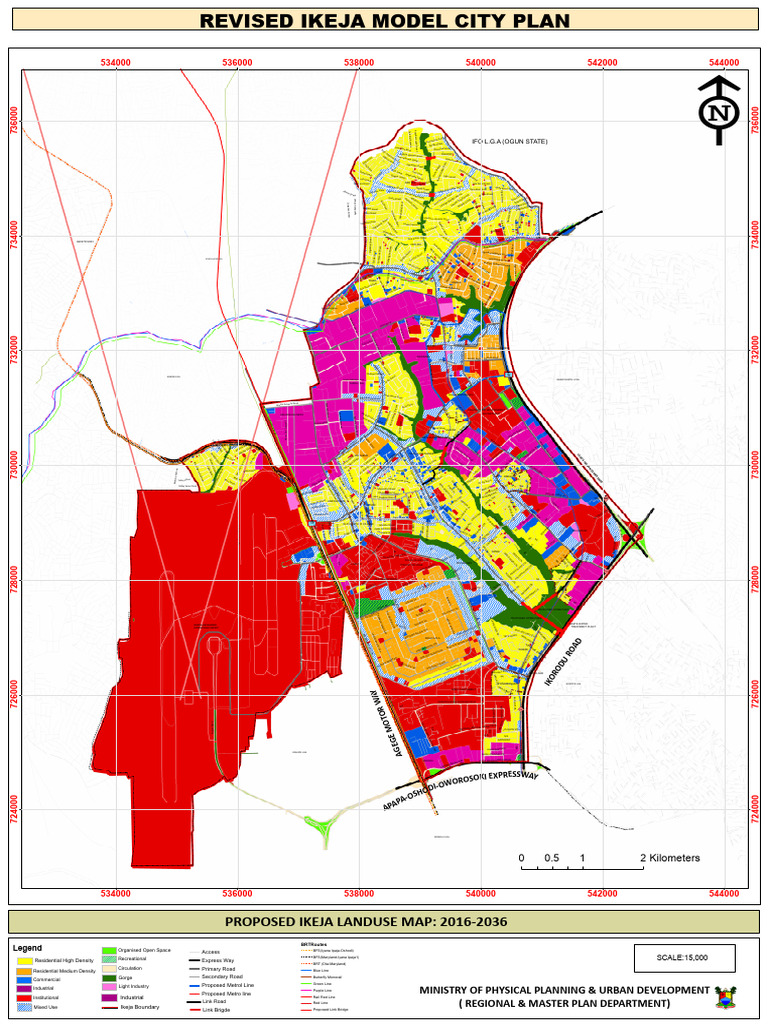 IKEJA LAND USE - DWG | PDF